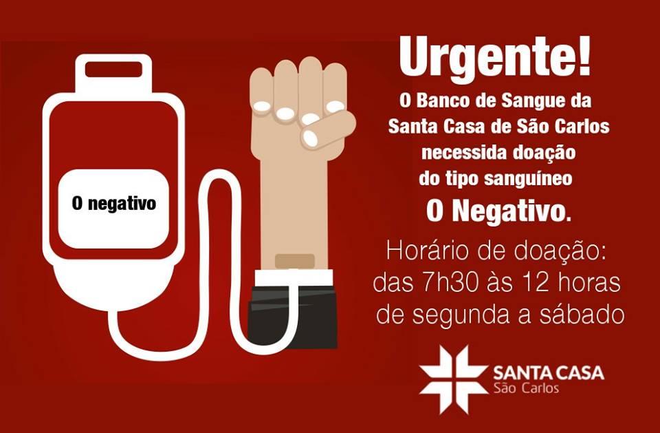 BANCO DE SANGUE DA SANTA CASA NECESSITA COM URGÊNCIA DE DOADORES DE ... BANCO DE SANGUE DA SANTA CASA NECESSITA COM URGÊNCIA DE DOADORES DE ...