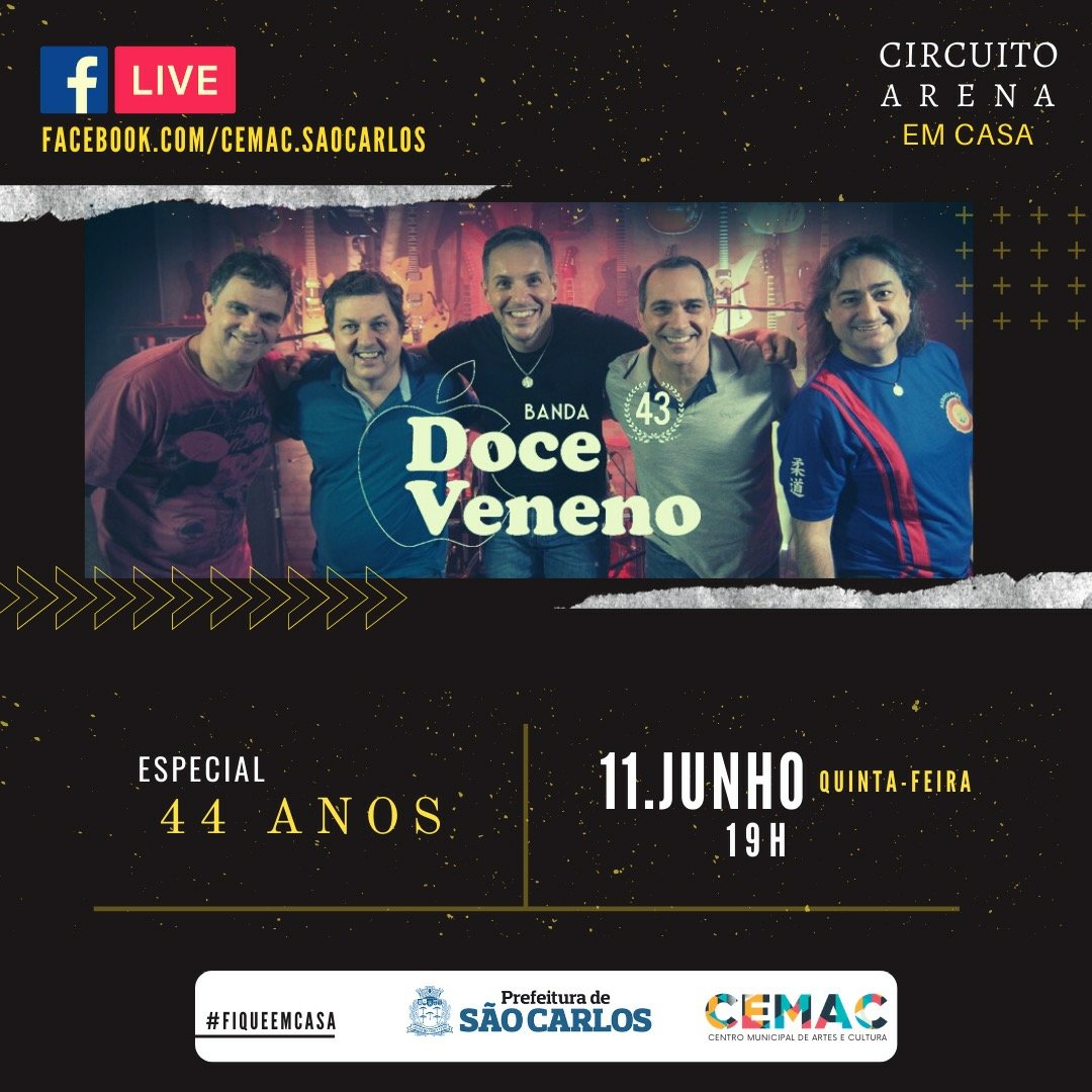BANDA DOCE COMEMORA 44 ANOS NO CIRCUITO ARENA EM CASA - Carlinhos Lima News